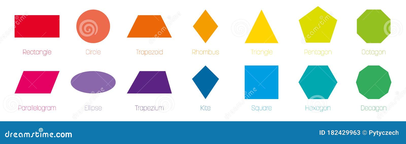Geometric Shapes with Labels. Set of 14 Basic Shapes Stock Vector ... Geometric Shapes with Labels. Set of 14 Basic Shapes Stock Vector ...