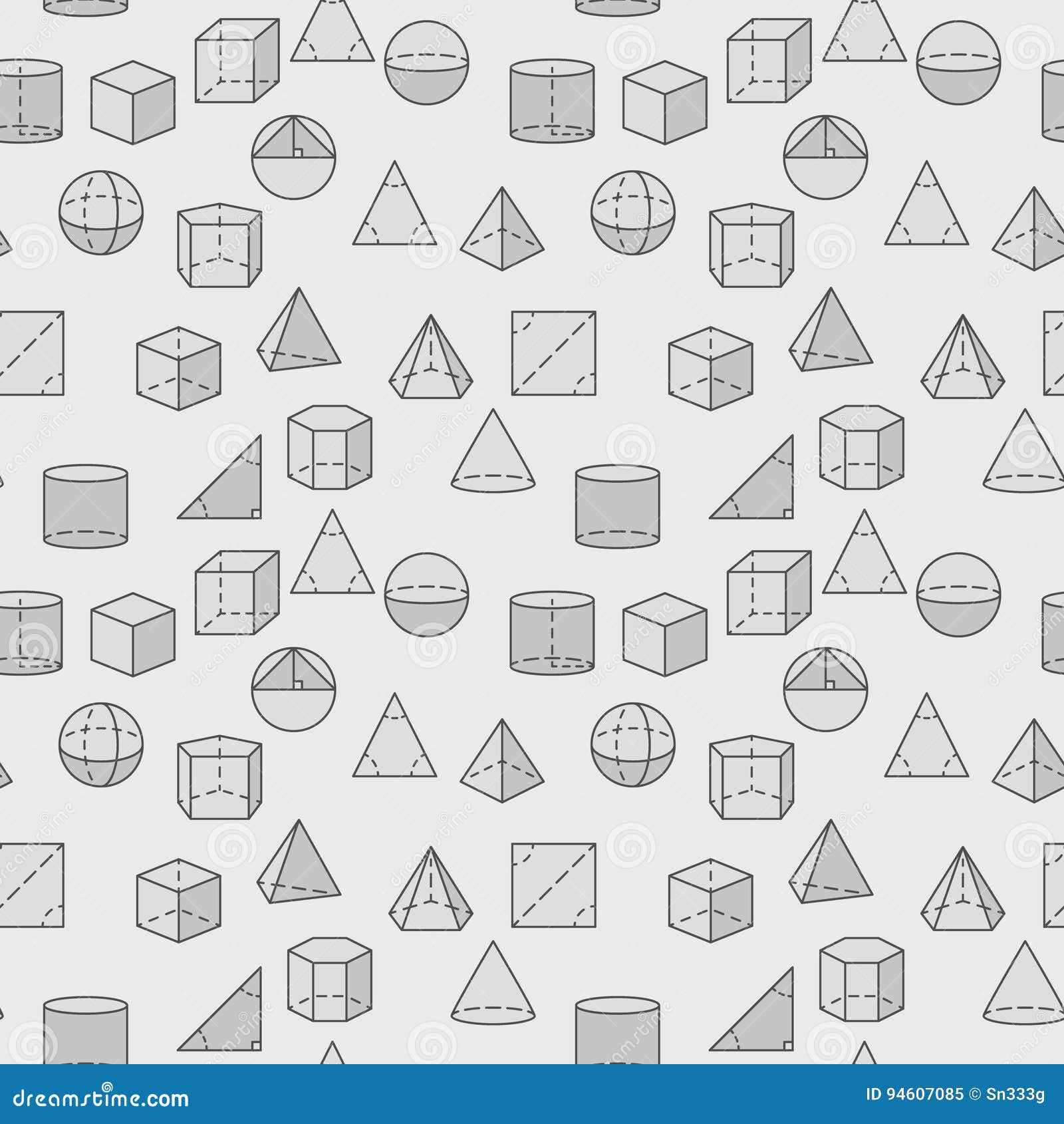 Geometric shapes pattern stock vector. Illustration of concept - 94607085