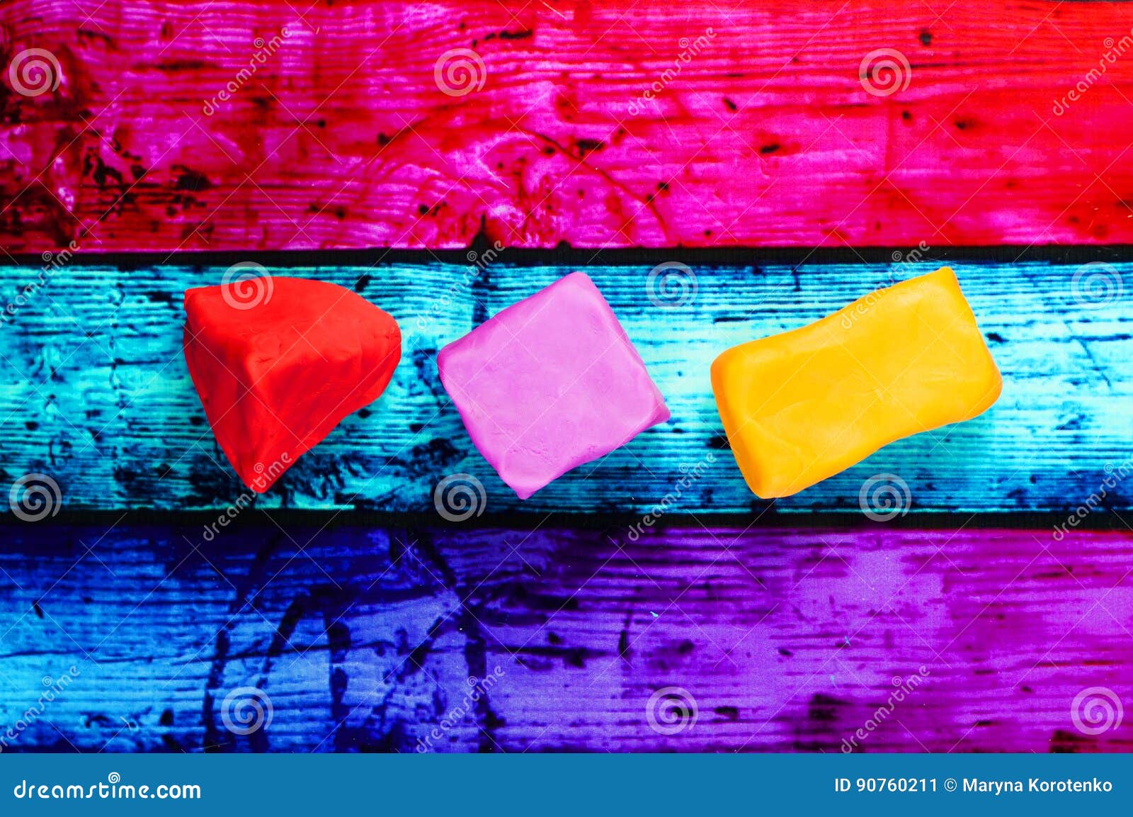Geometric Shapes from Plasticine Stock Image - Image of play, preschool ...
