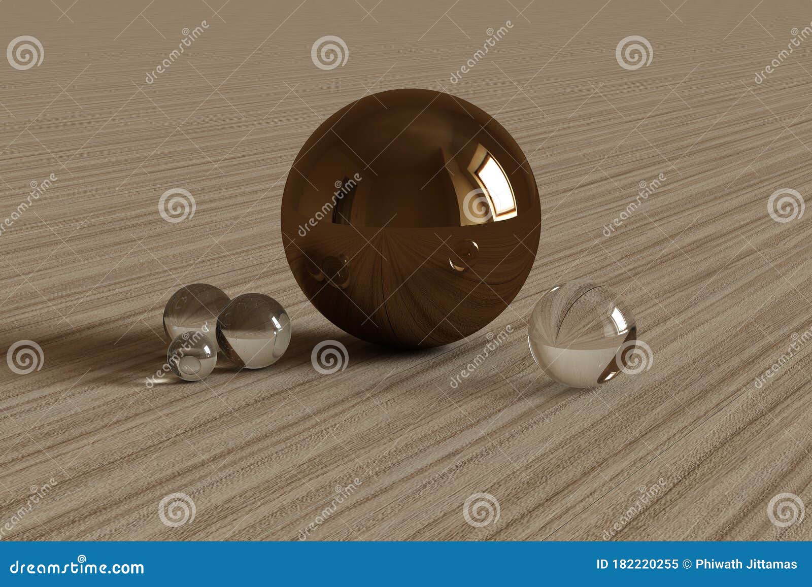 Geometric Shapes with Room Environment Stock Illustration ...