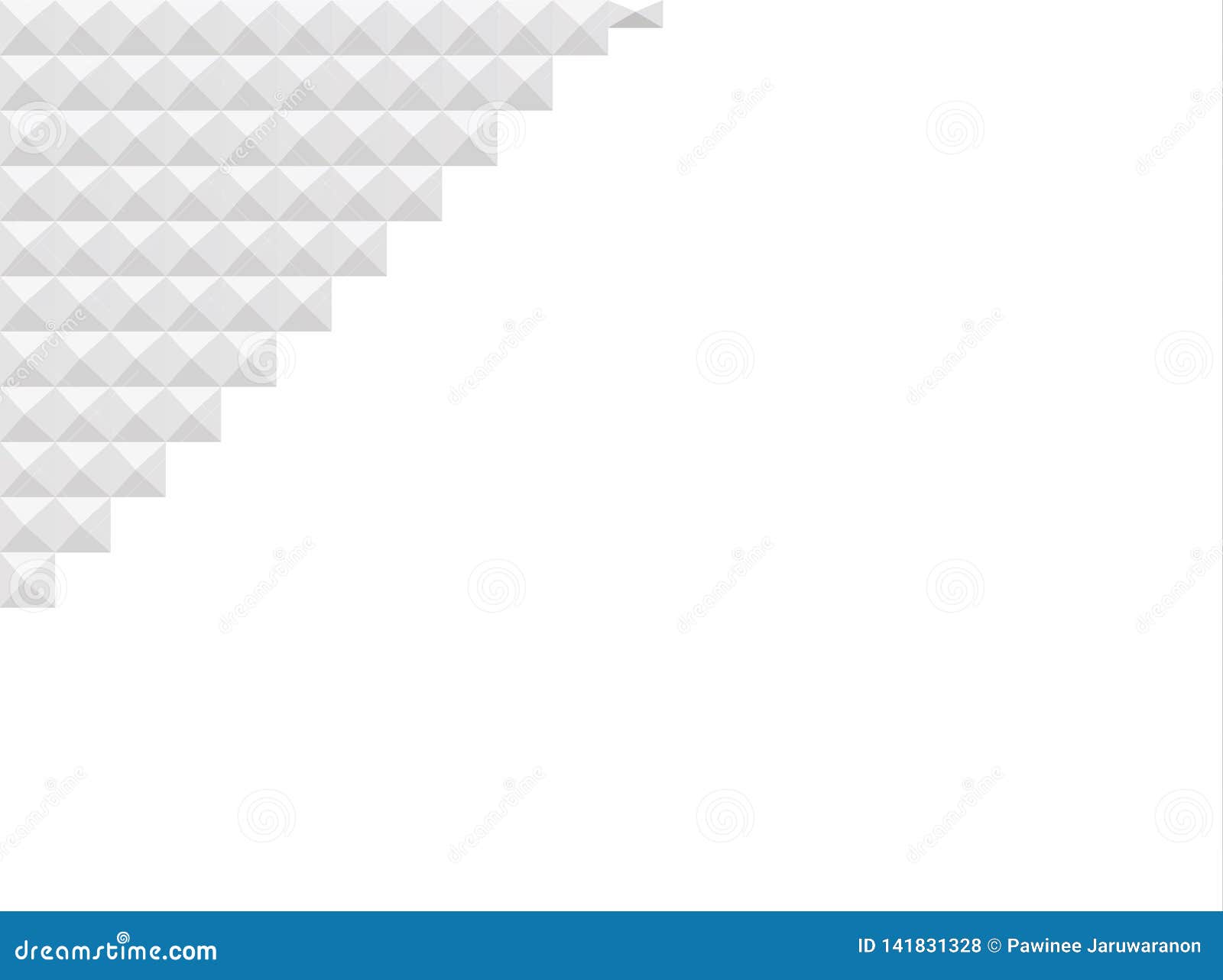 Geometric Shapes and Texture Design at Corner. White Template ...