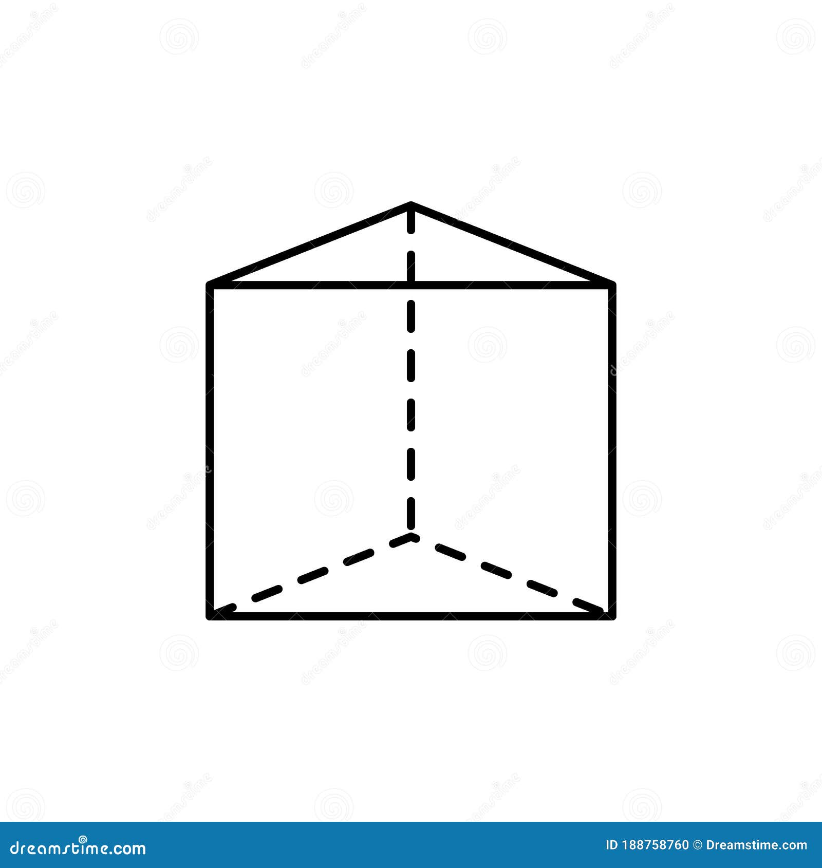 Triangular Prism Outline