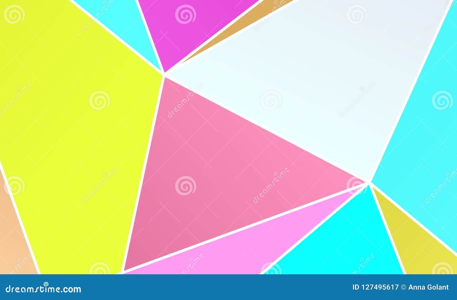 Geometric Shapes Wallpaper. the Combination of Triangles and Irregular ...