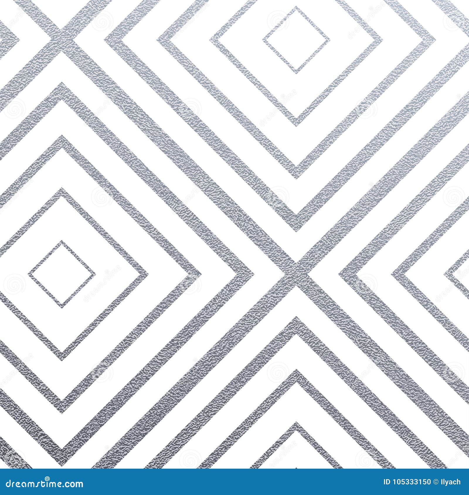 Geometric Silver Seamless Pattern with Glitter Texture of Abstract ...