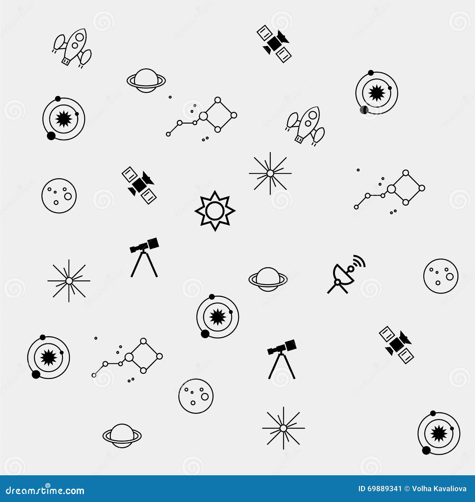 Geometric Simple Black and White Minimal Pattern, Space, Objects Stock ...