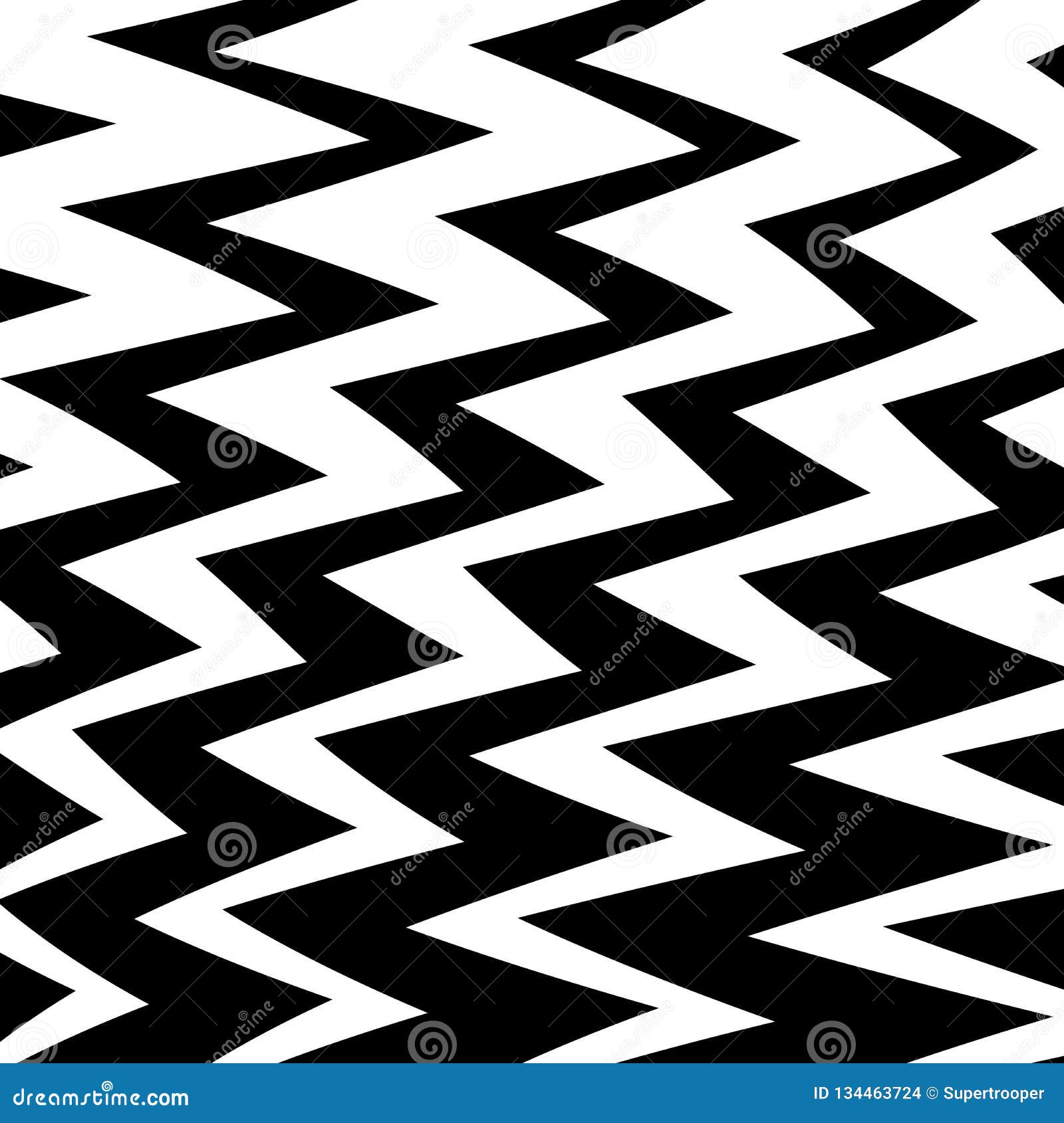 Geometric Simple Zigzag Print, Wave Pattern Stock Vector - Illustration ...