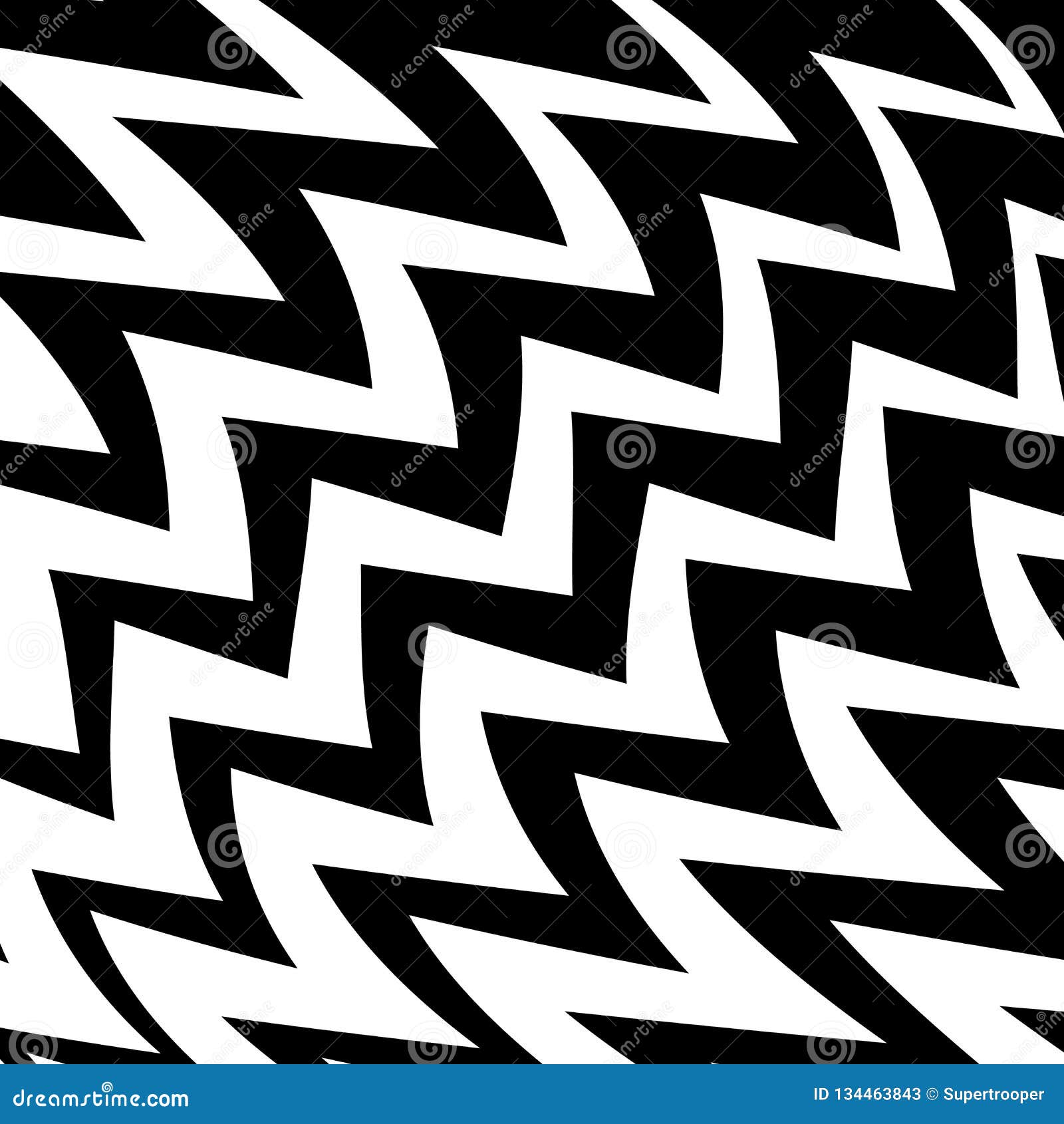 Geometric Simple Zigzag Print, Wave Pattern Stock Vector - Illustration ...