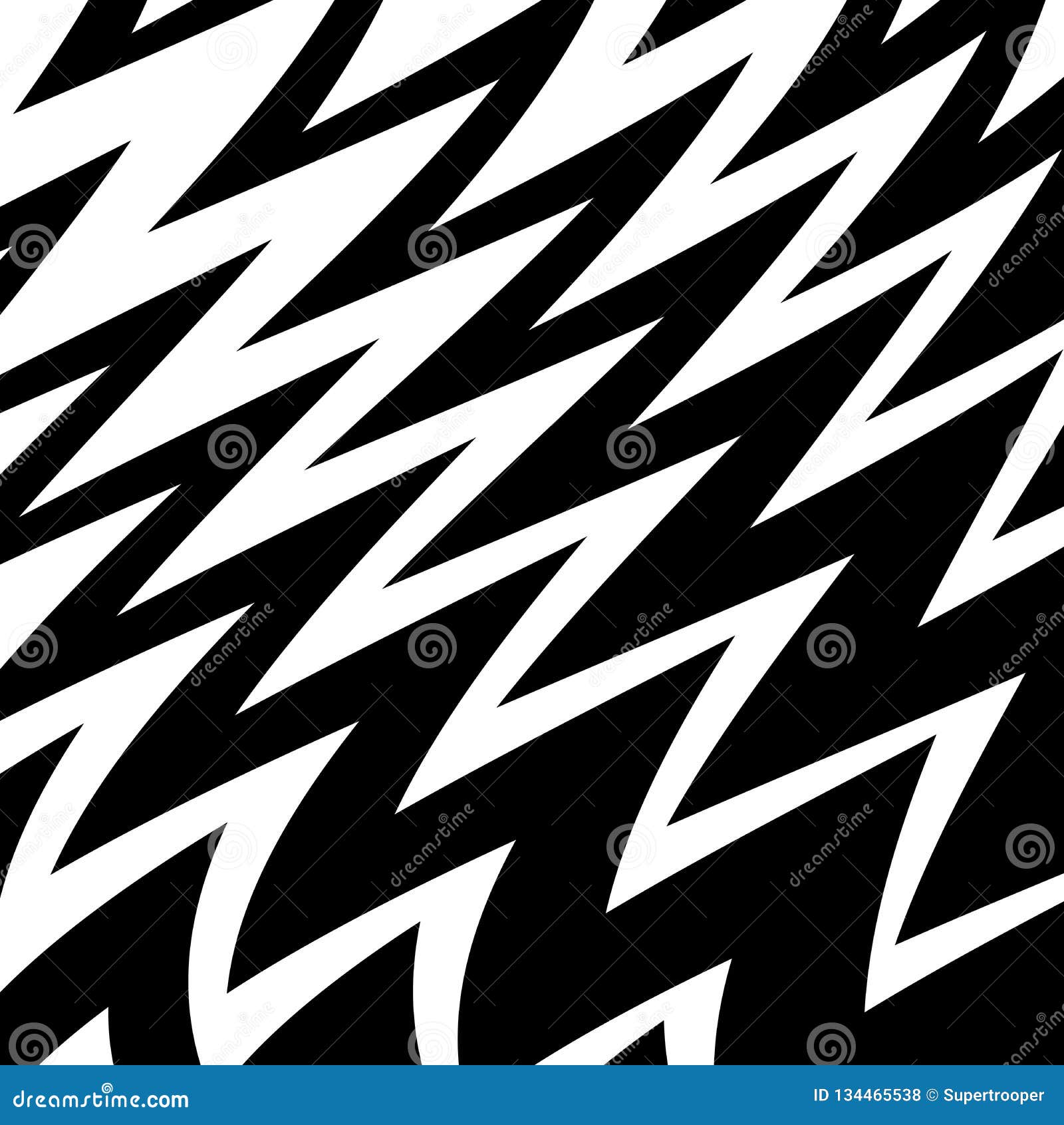 Geometric Simple Zigzag Print, Wave Pattern Stock Vector - Illustration ...
