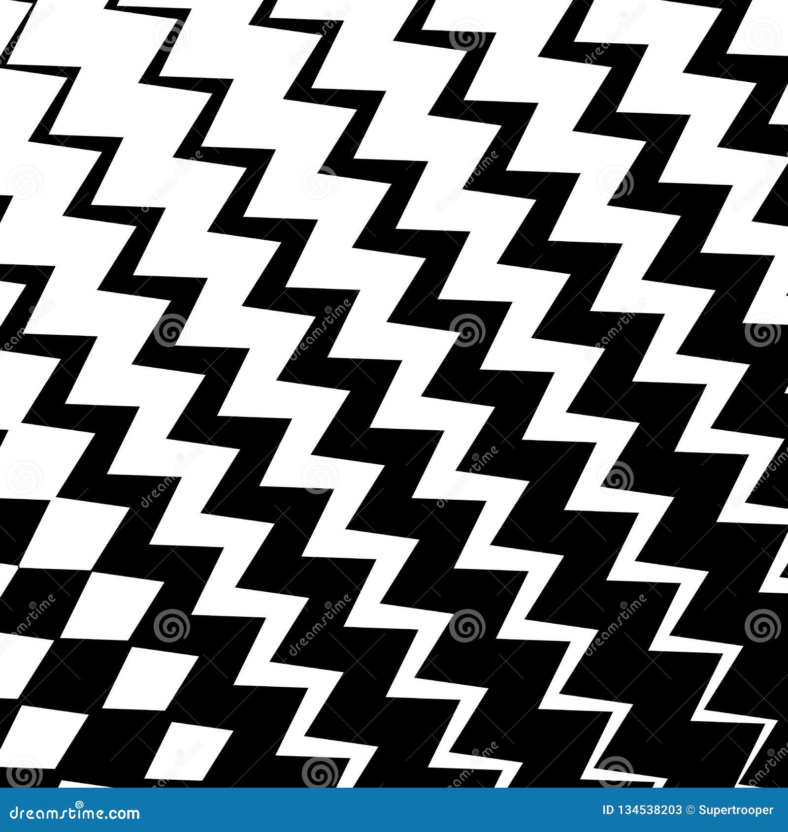 Geometric Simple Zigzag Print, Wave Pattern Stock Vector - Illustration ...