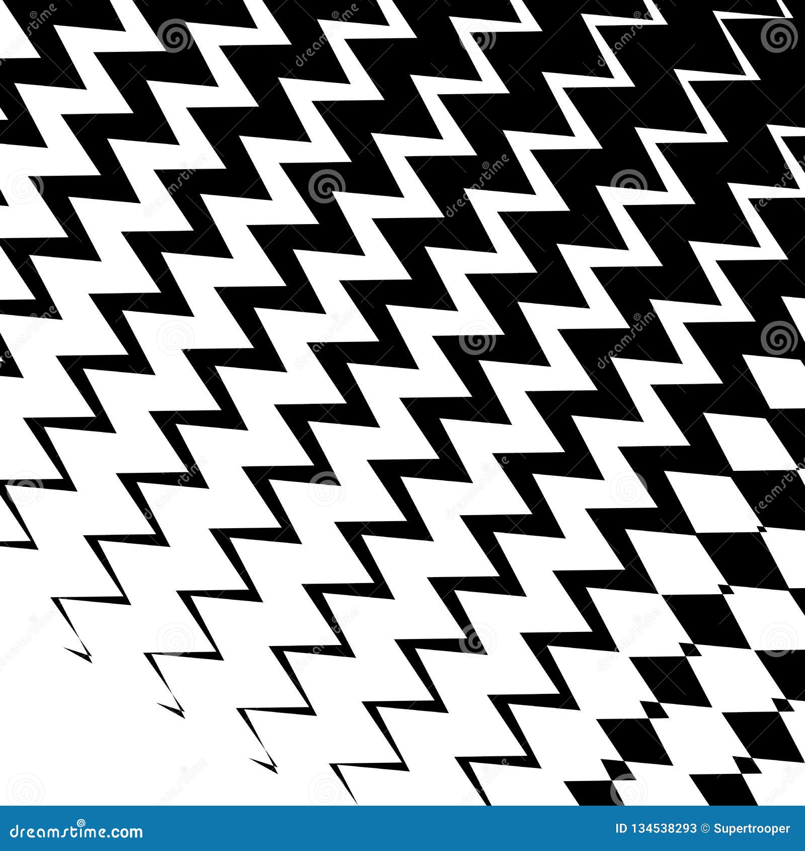 Geometric Simple Zigzag Print, Wave Pattern Stock Vector - Illustration ...