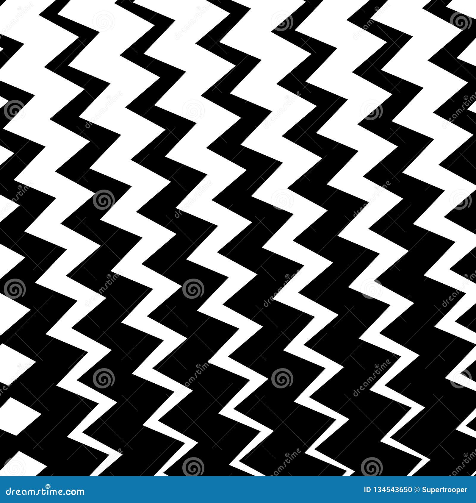 Geometric Simple Zigzag Print, Wave Pattern Stock Vector - Illustration of artistic, hipster ...