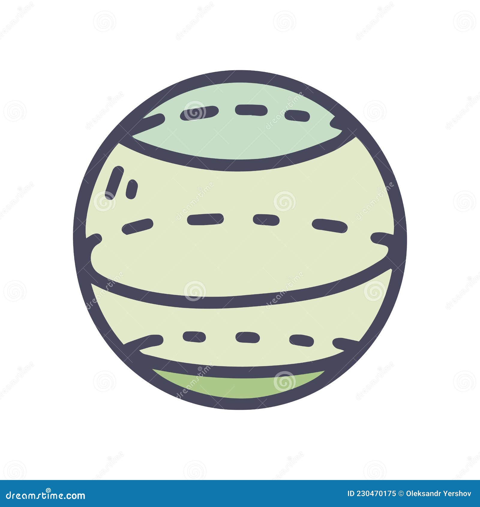 Geometric Sphere Color Vector Doodle Simple Icon Color Vector Doodle ...