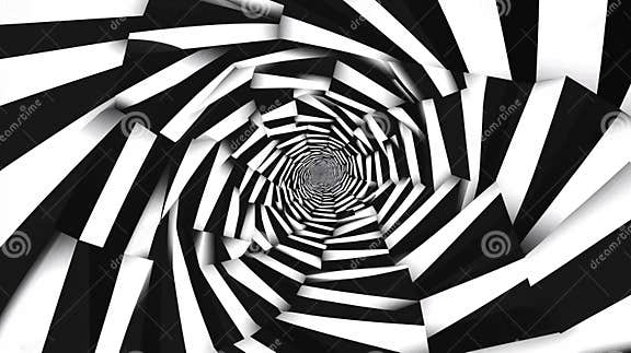 The Geometric Spiral Pattern, Characterized by Sharp Lines, Forms a ...