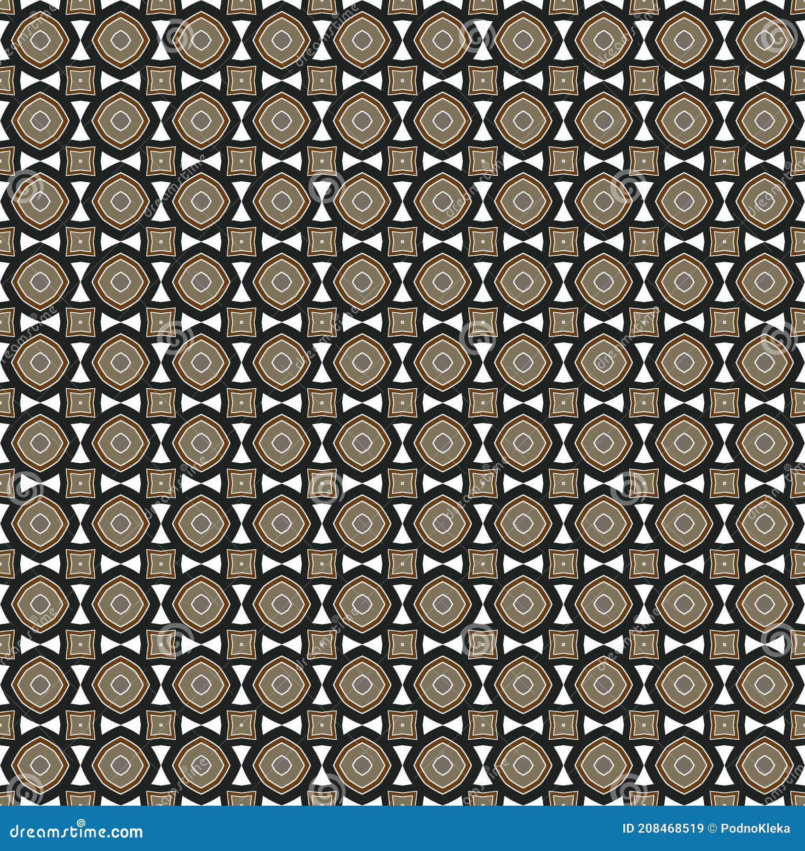 Geometric Square Circle Plaid Pattern.Seamless Texture in Luxury Style ...