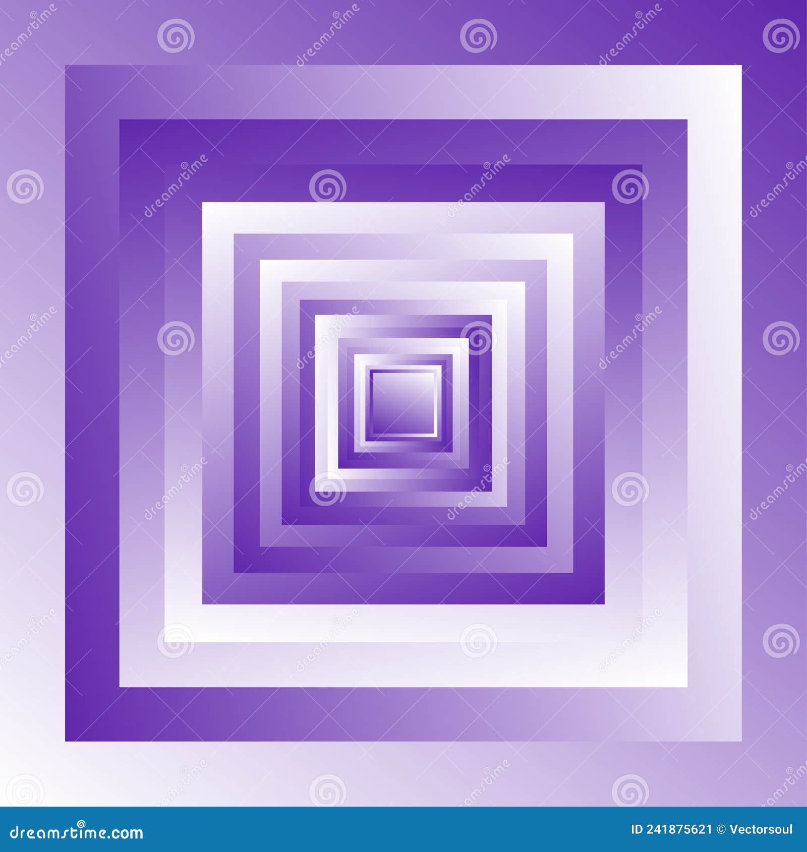 Geometric Square Design Shape with Random Shaded, Gradient Fill Stock ...