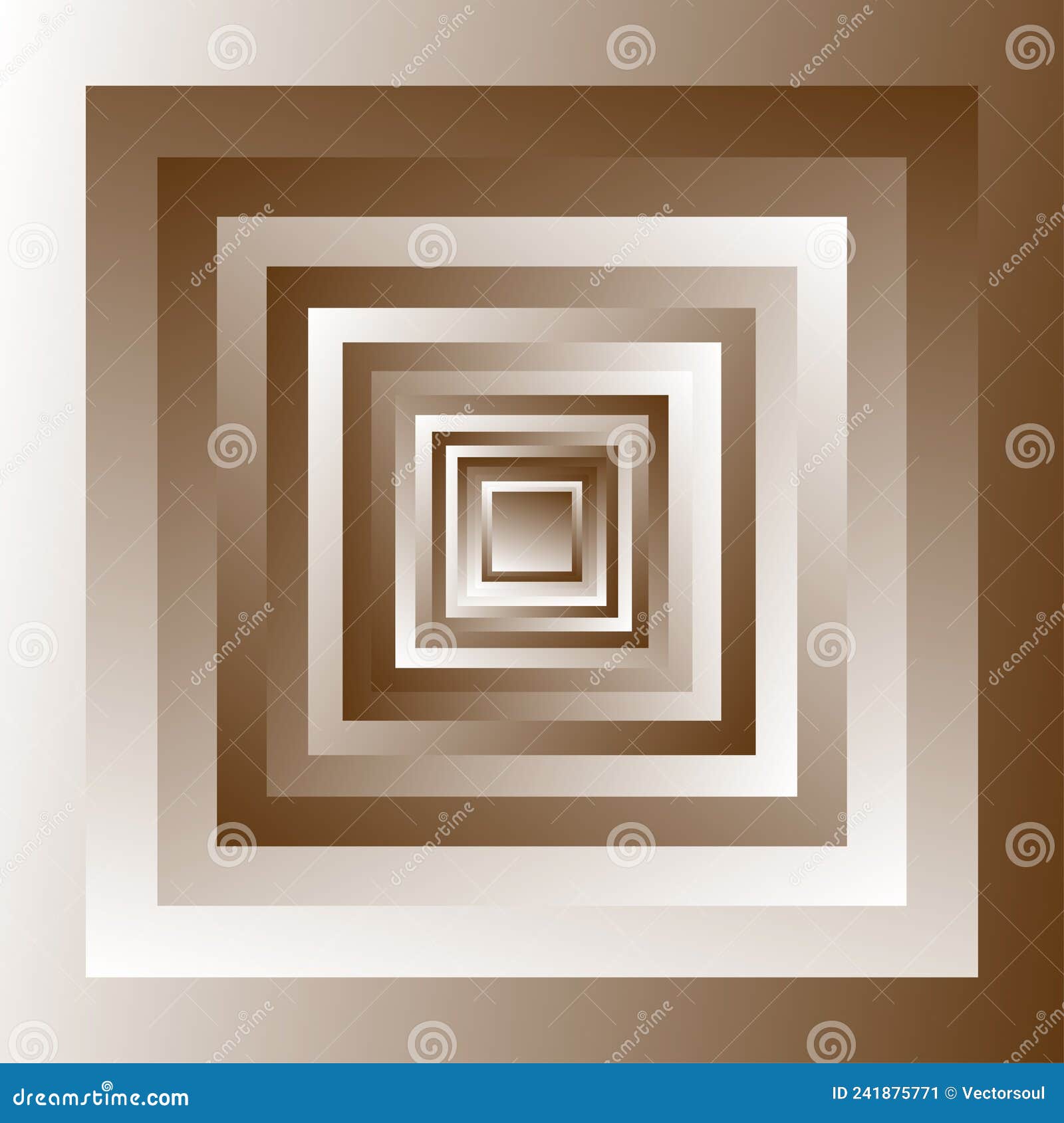 Geometric Square Design Shape with Random Shaded, Gradient Fill Stock ...