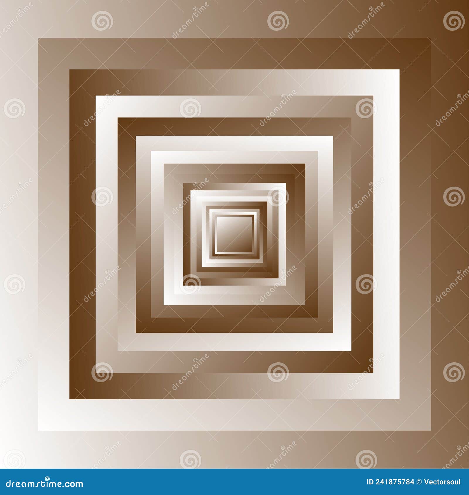 Geometric Square Design Shape with Random Shaded, Gradient Fill Stock ...