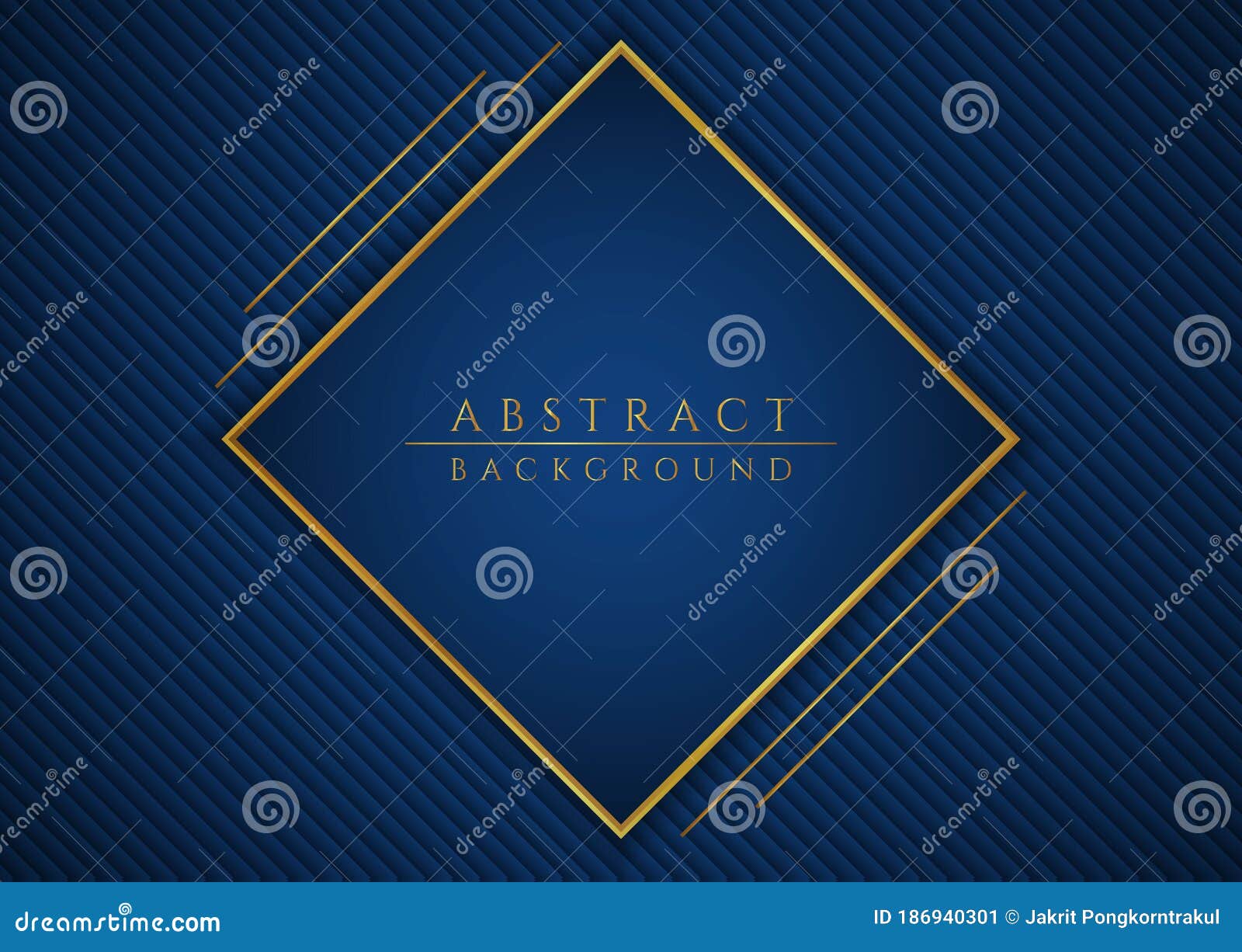 Geometric Square Shape Luxury Gold Metallic Color Design Wit Pattern ...