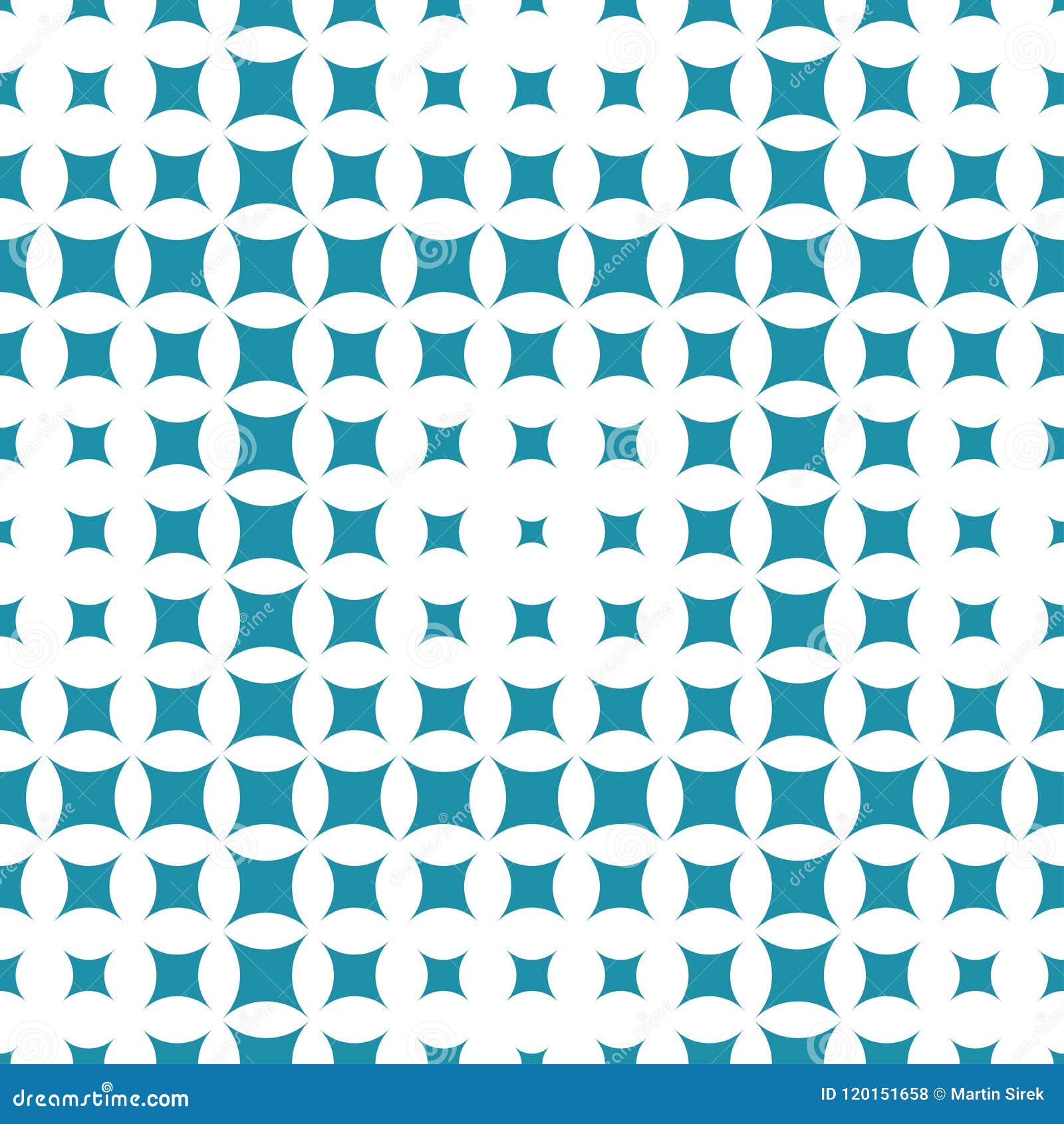 Geometric Square Stars Grid Decorative Art Pattern Stock Vector ...