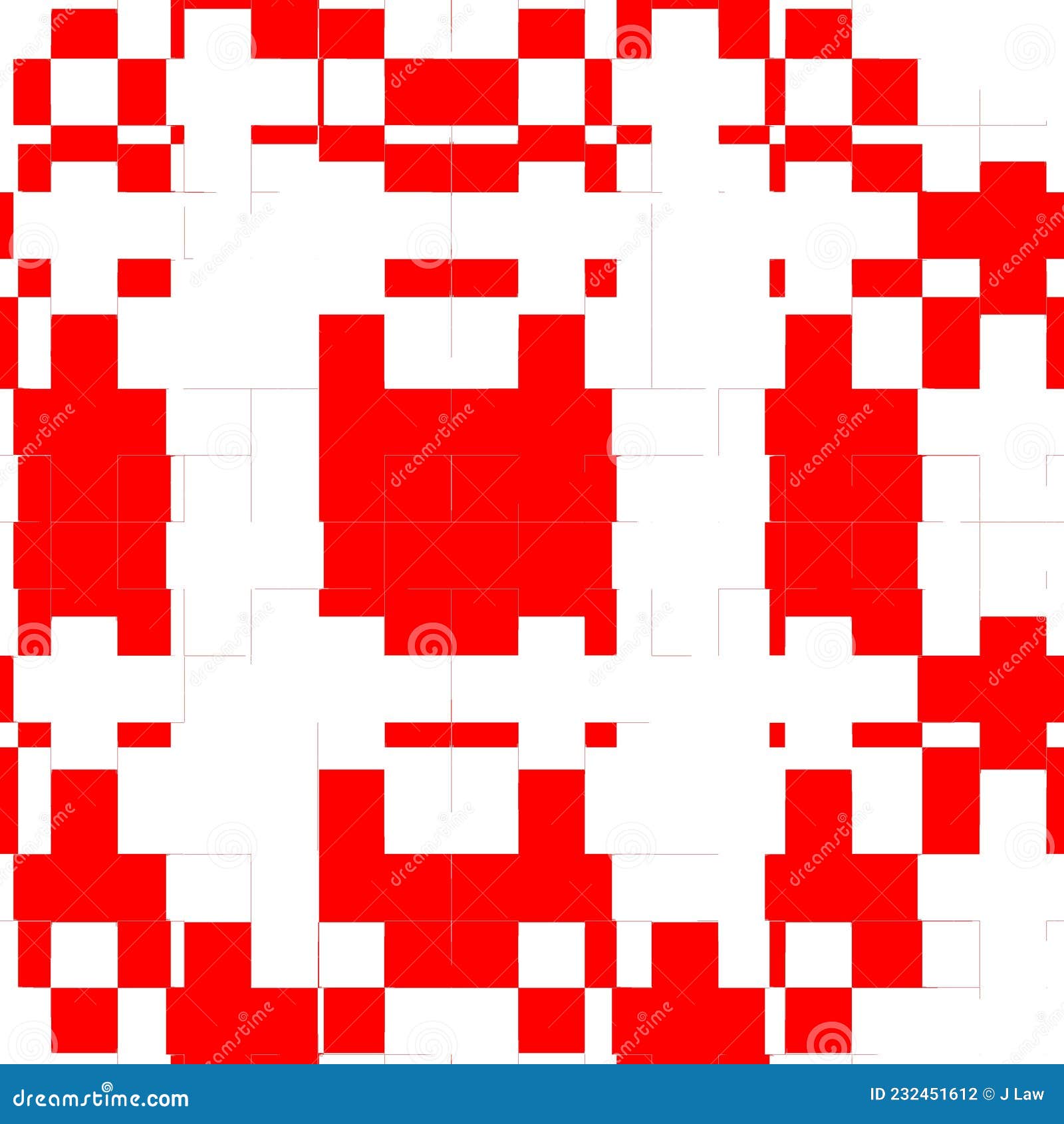 Geometric Square Tile Quicksilver Distortion Design and Puzzle Stock ...