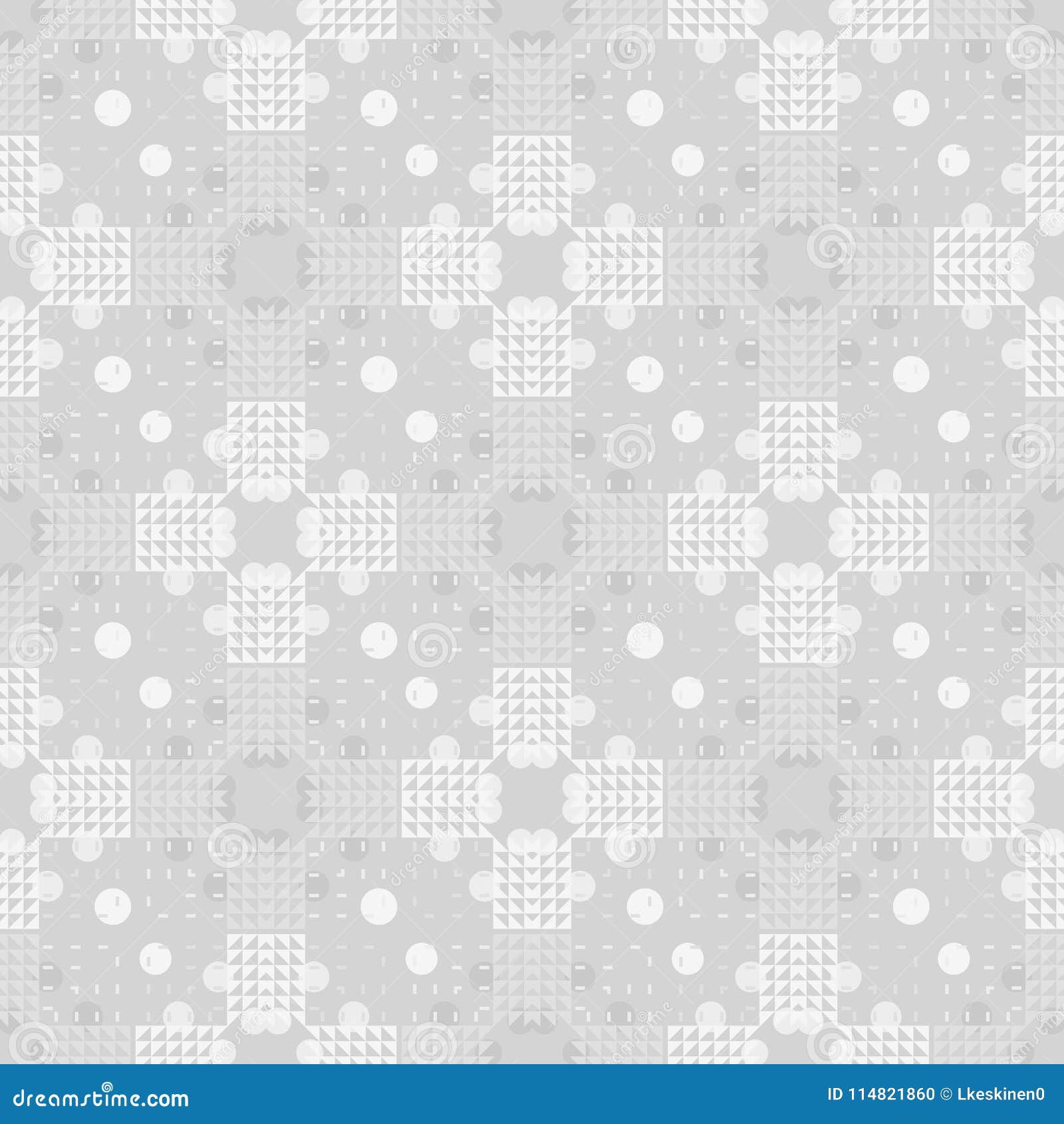 Geometric Square Tiles Seamless Pattern Stock Vector - Illustration of ...