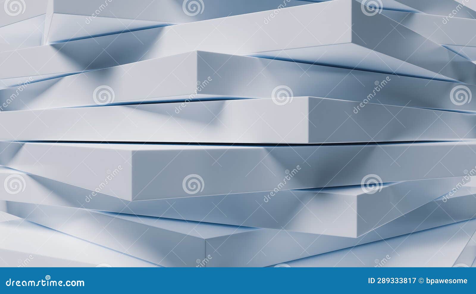 Geometric Stacked Blocks, Abstract 3D Background, Shadows and Light ...