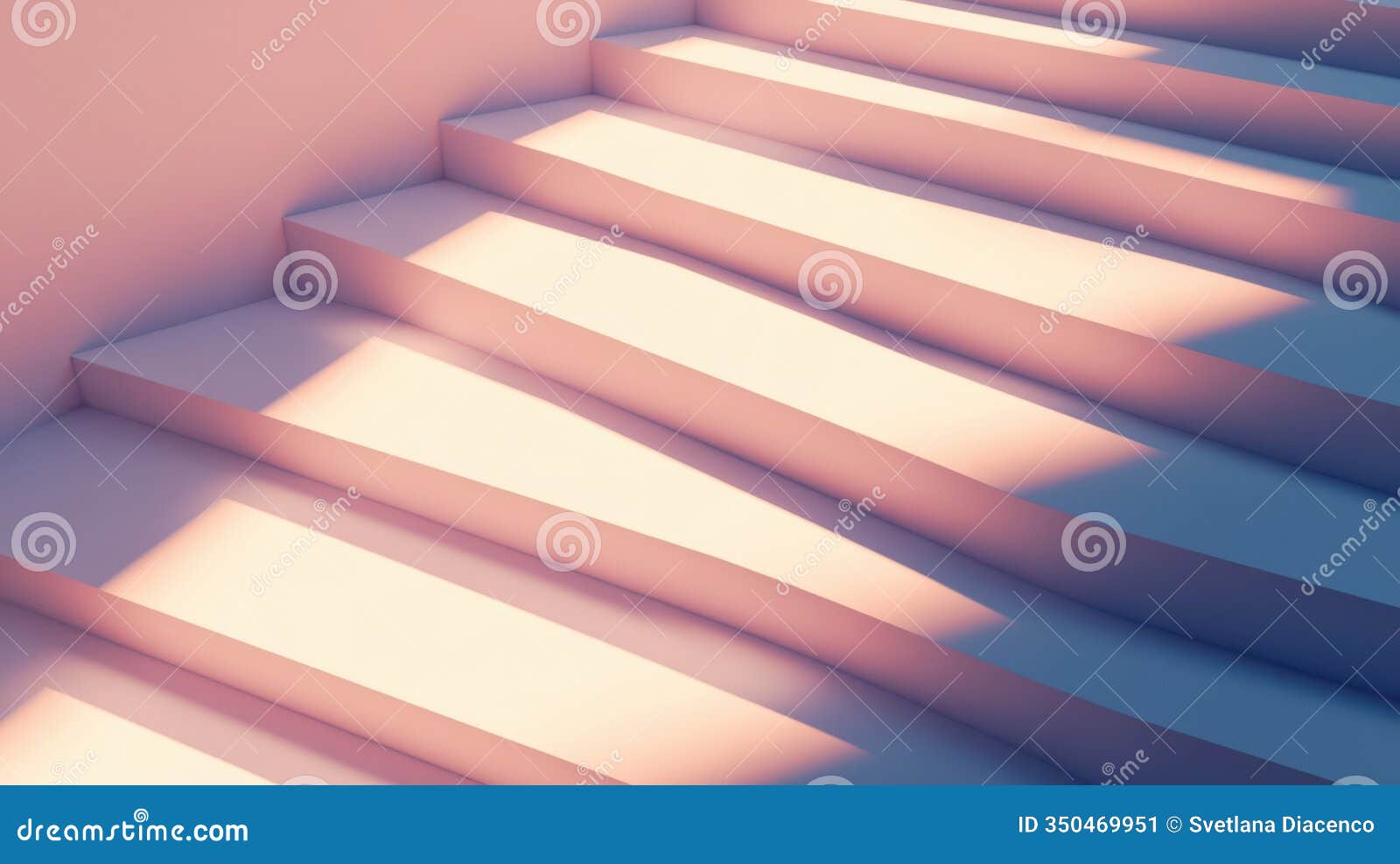 Geometric Stair Design with Light Accents, Dynamic and Minimalist ...