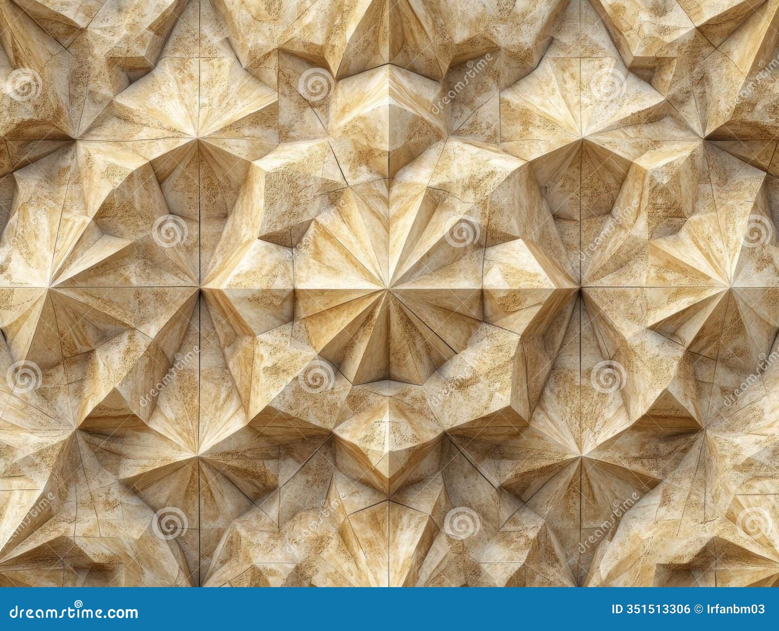 Geometric Stone Texture Forms Repeating Pattern with Architectural ...