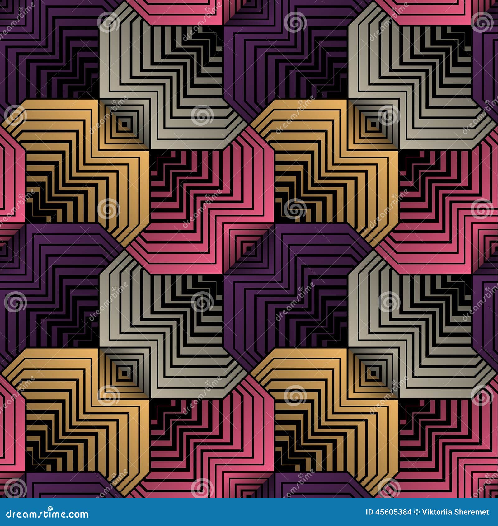 Geometric Stylized Offset Print, Anaglyph, Overprint Effect Font. Use ...