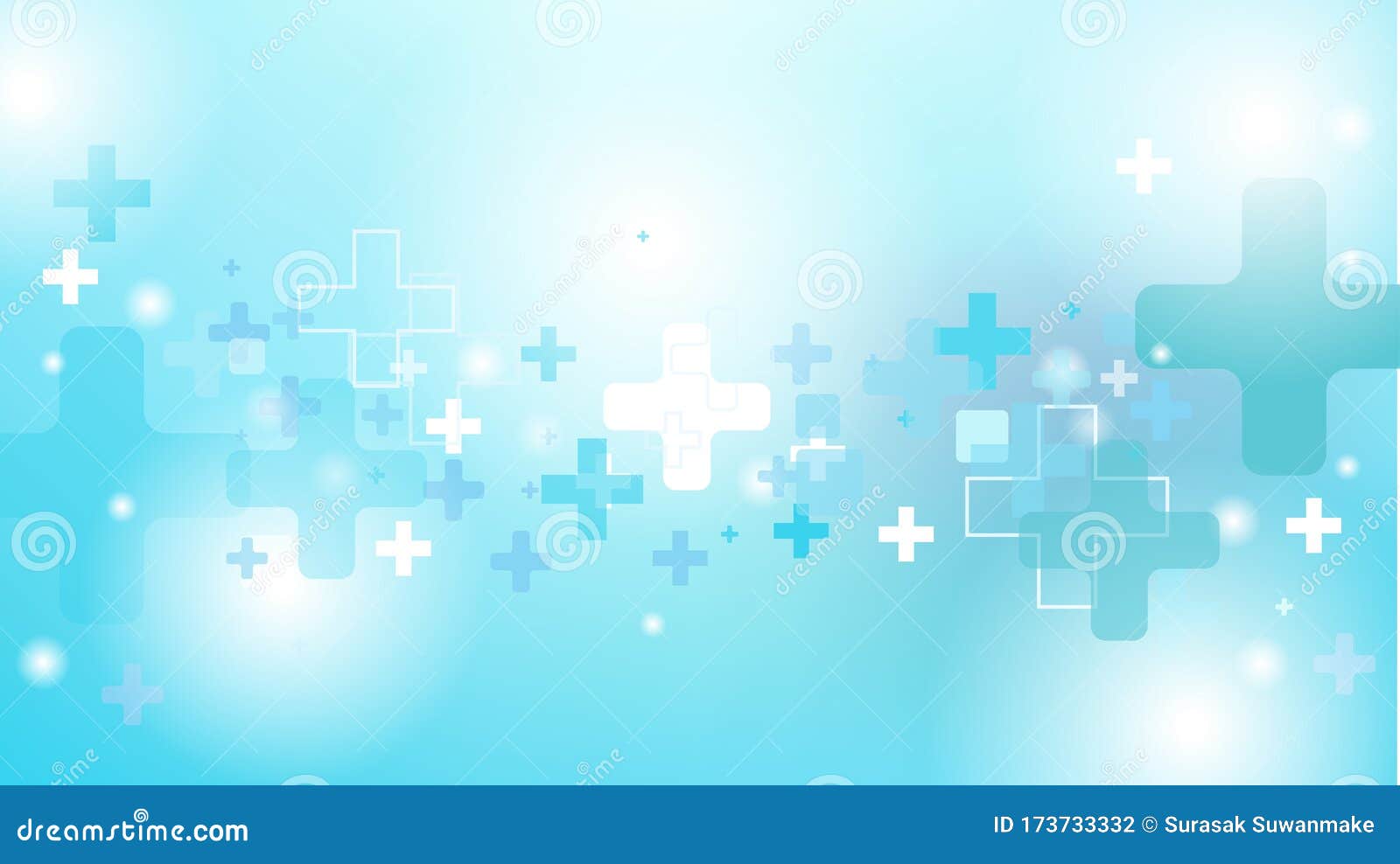 Geometric Symbol Background in Blue Tones Medical Stock Illustration ...
