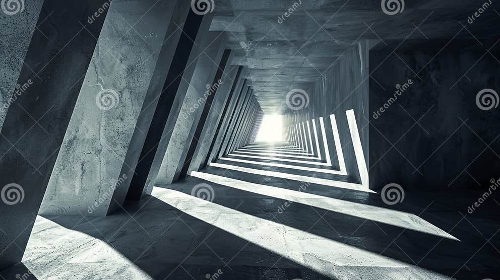A Geometric Symphony of Light and Shadow Creating a Mesmerizing Display ...