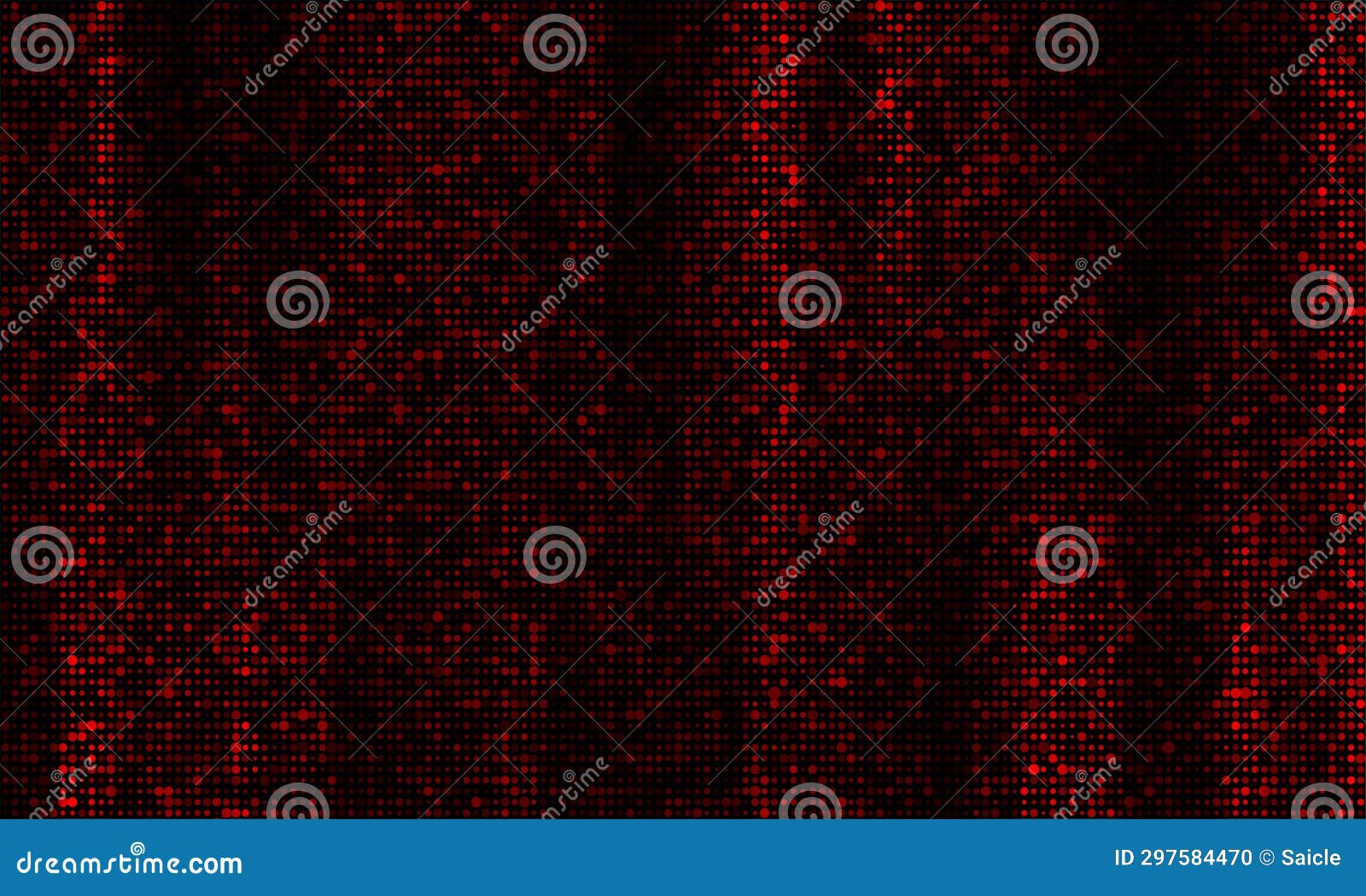Geometric Tech Dark Red Halftone Dots Abstract Background Stock Vector ...