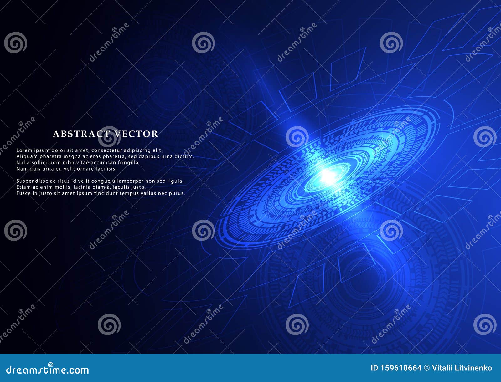 Geometric Technology Background . Stock Vector - Illustration of ...