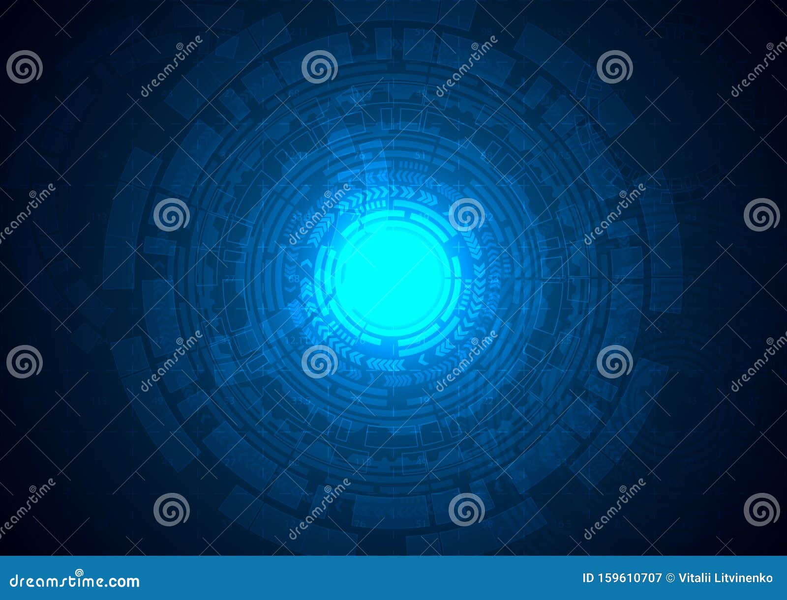 Geometric Technology Background . Stock Illustration - Illustration of ...