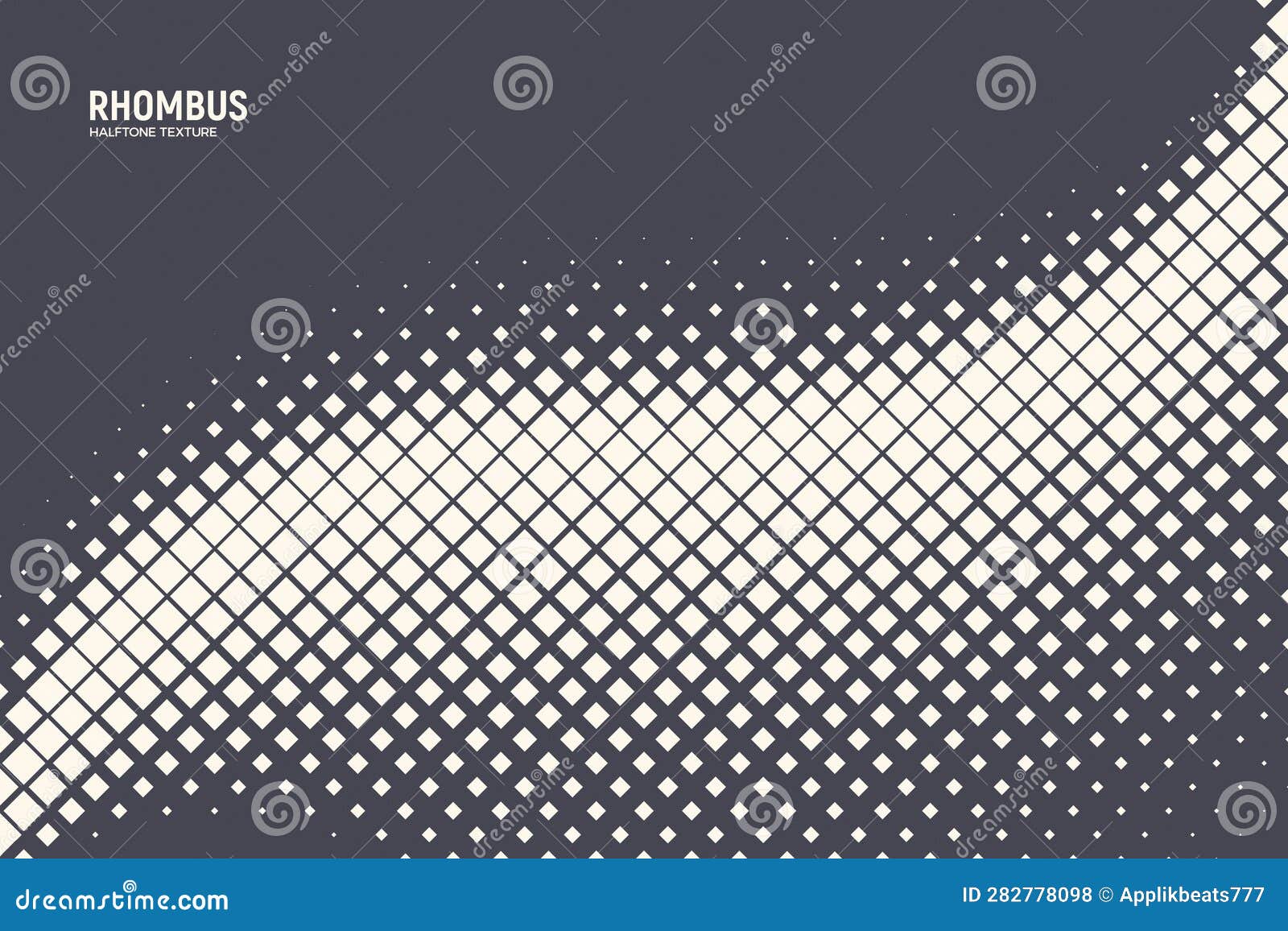 Geometric Technology Oscillation Wave Halftone Rhombus Pattern Abstract ...