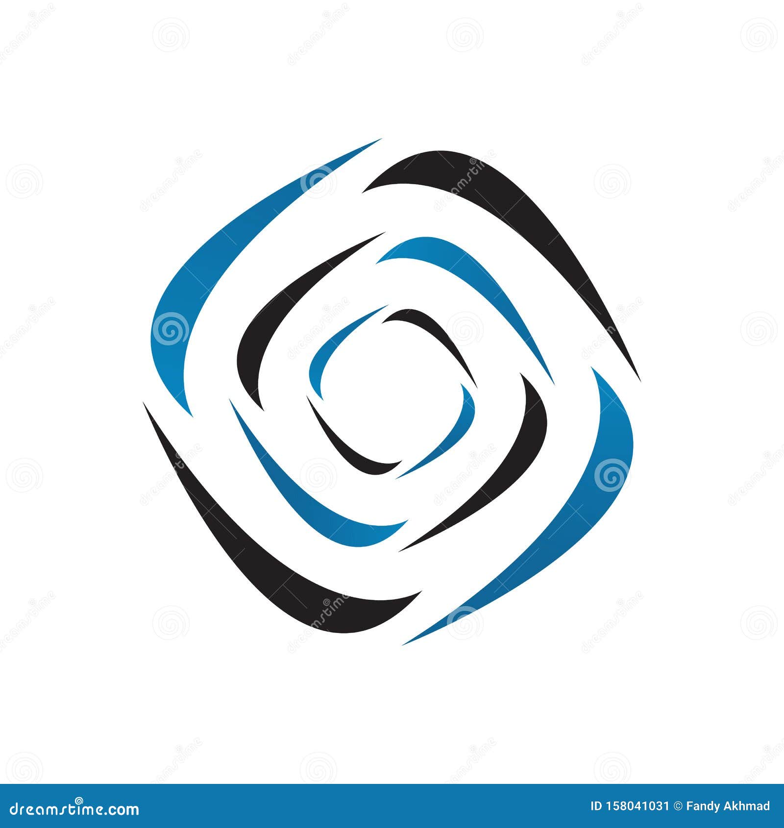 Geometric Technology Web Rings Vector Abstract Circle Logo Design ...