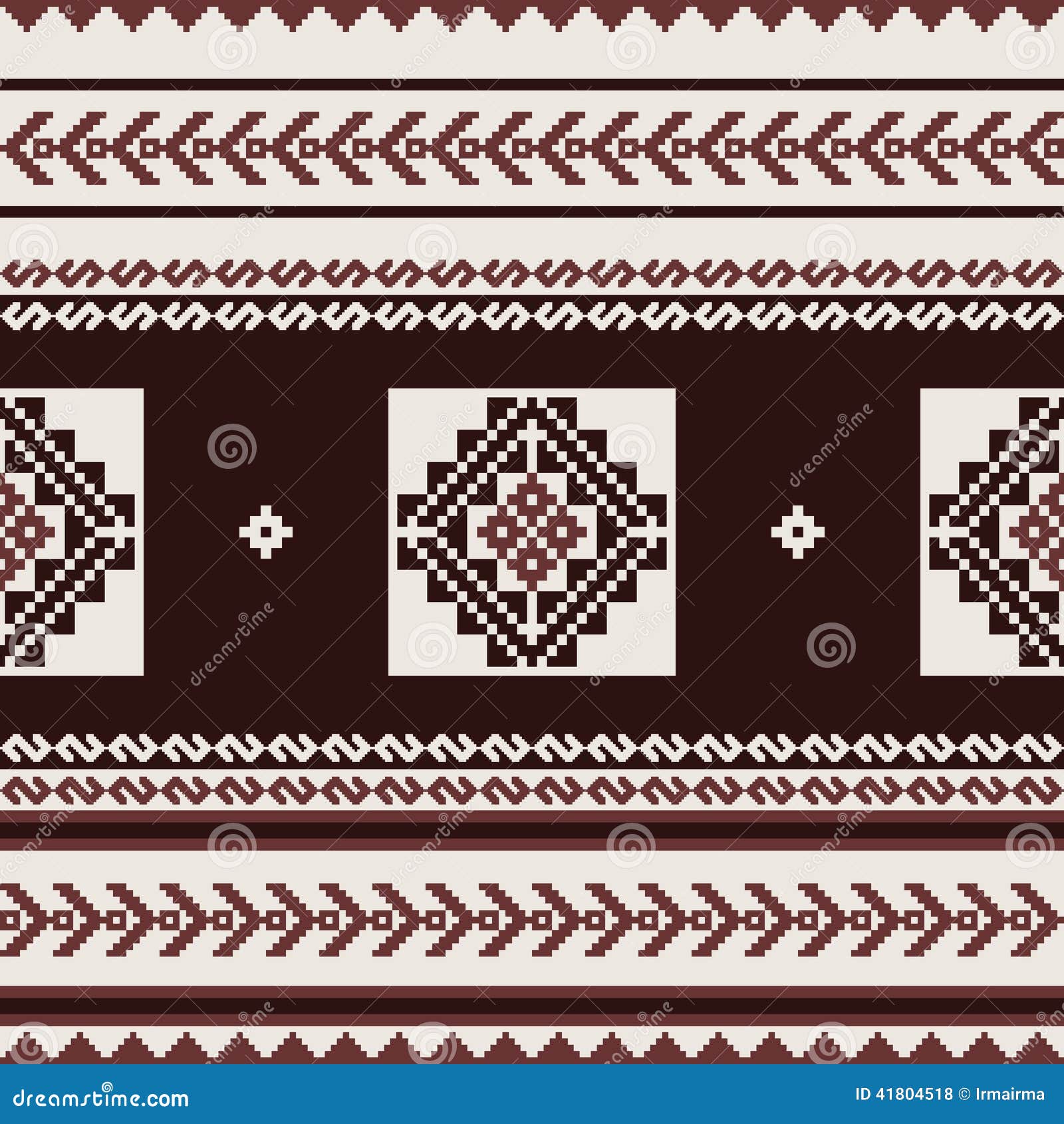 Ecuadorian Ethnic Folk Geometric Pattern Embroidery Stock Image ...