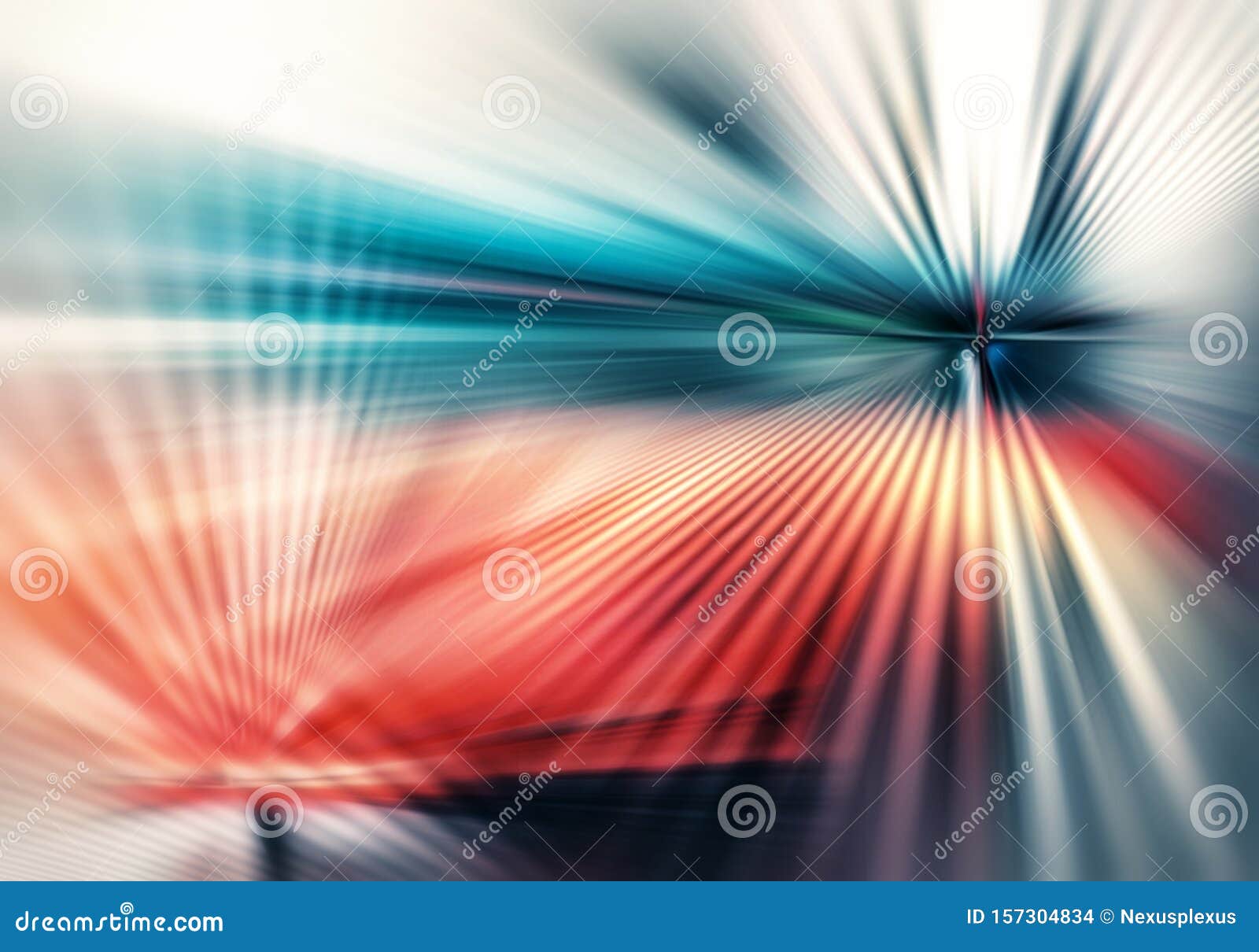 Geometric Texture with Intercrossing Rays and Shadows of Light in Blue ...