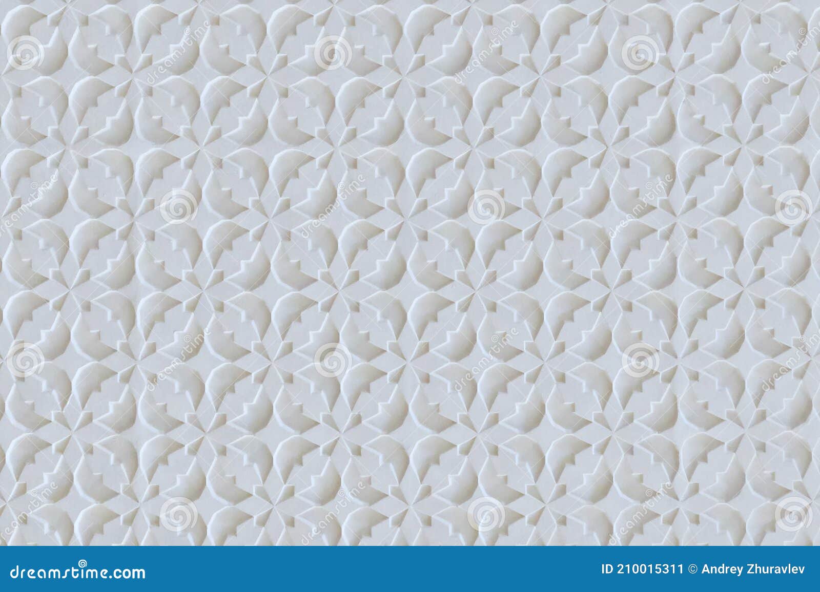 Geometric Texture of Ornament Arab White Wall. Ceiling Background with ...