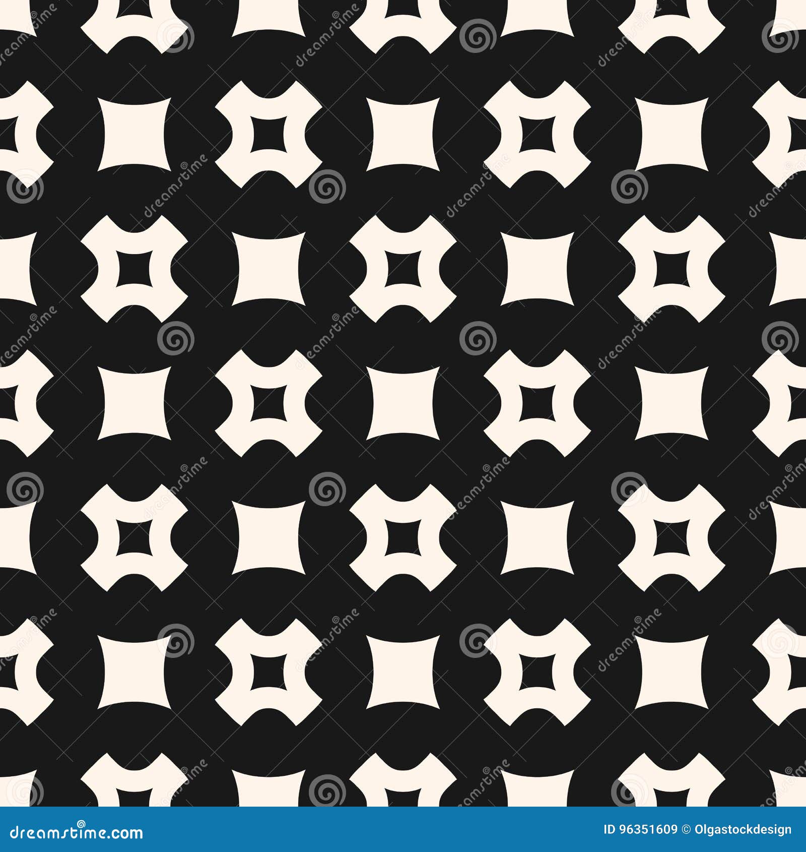 Geometric Texture with Rounded Squares. Stock Vector - Illustration of ...