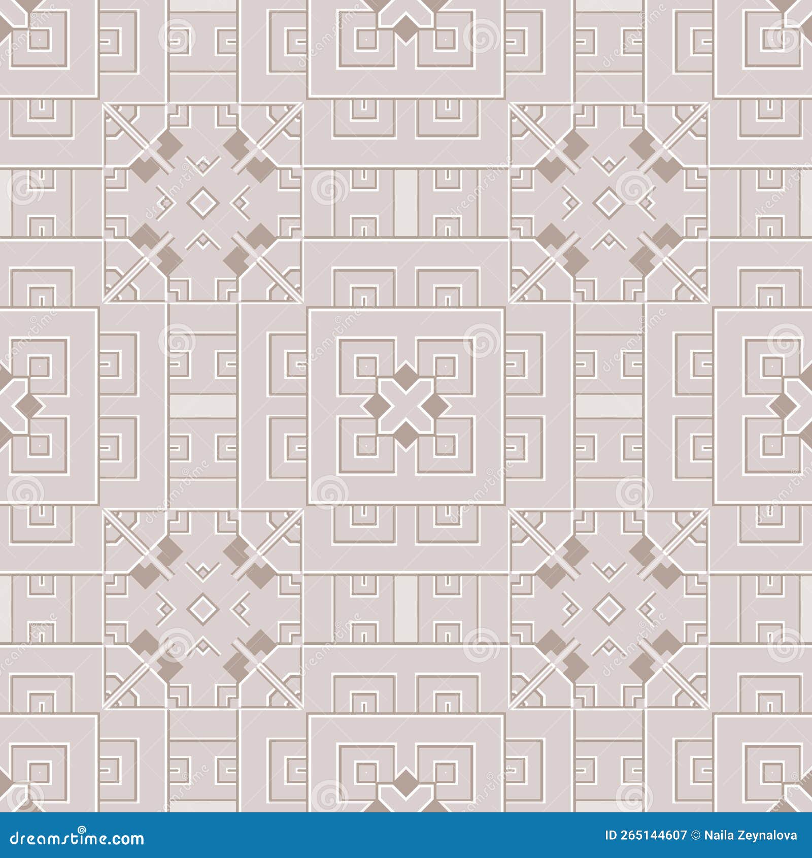 Geometric Textured Squares Seamless Pattern. Embossed Vector Background ...
