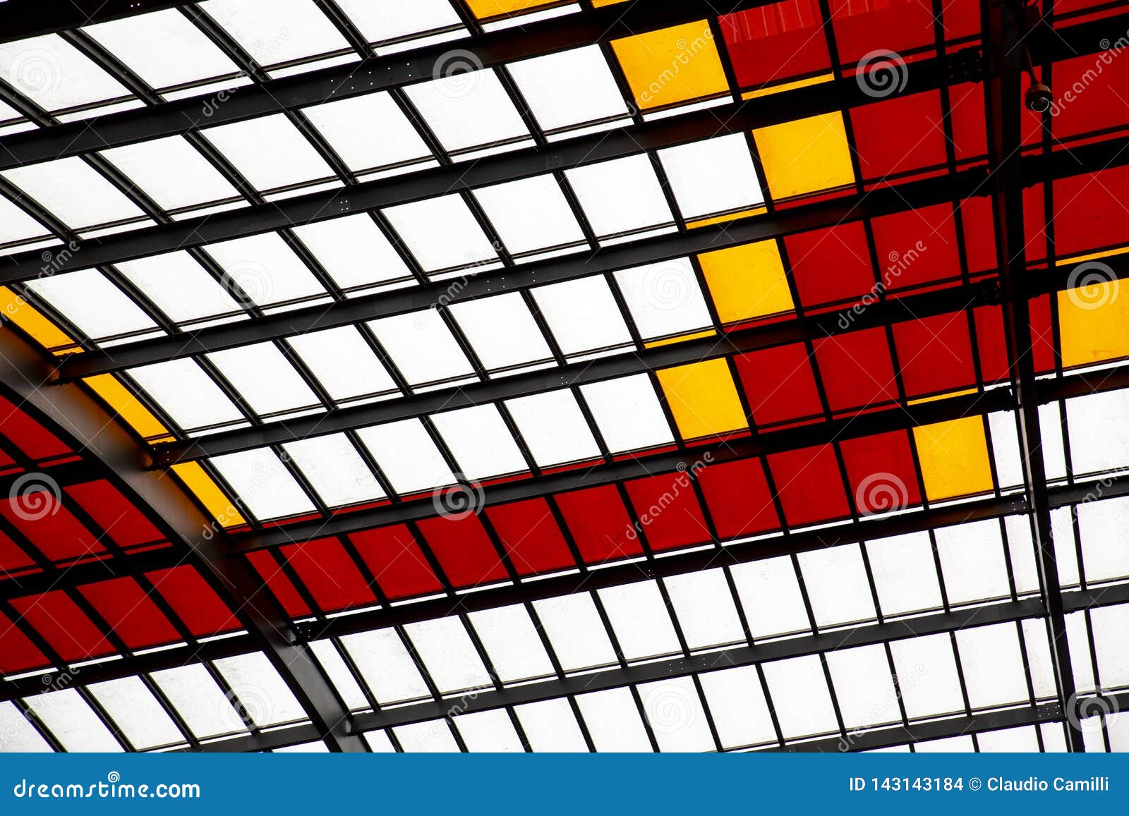 Geometric Textures with Colored Windows Stock Photo - Image of visual ...