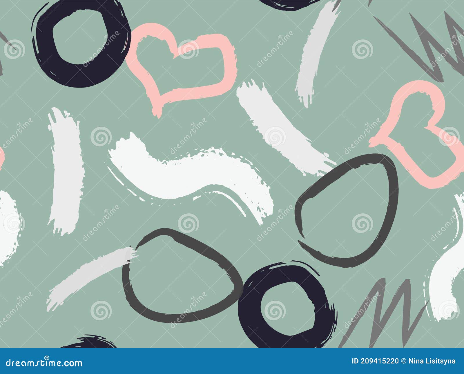 Geometric Textures with Different Simple Shapes Stock Vector ...