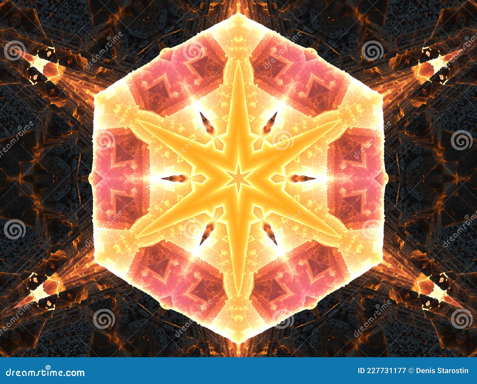 Geometric Thai Pattern Mixed Art, Polynesian Art, Mandala Art. In The ...