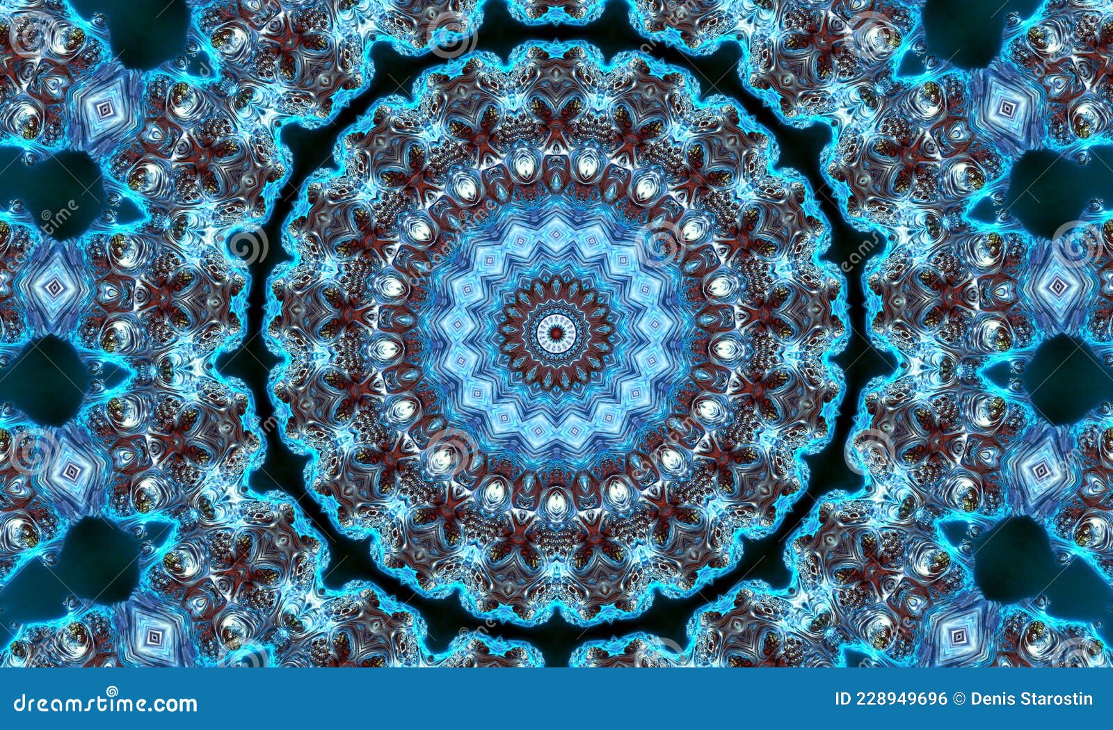 Geometric Thai Pattern Mixed Art, Polynesian Art, Mandala Art. In The ...