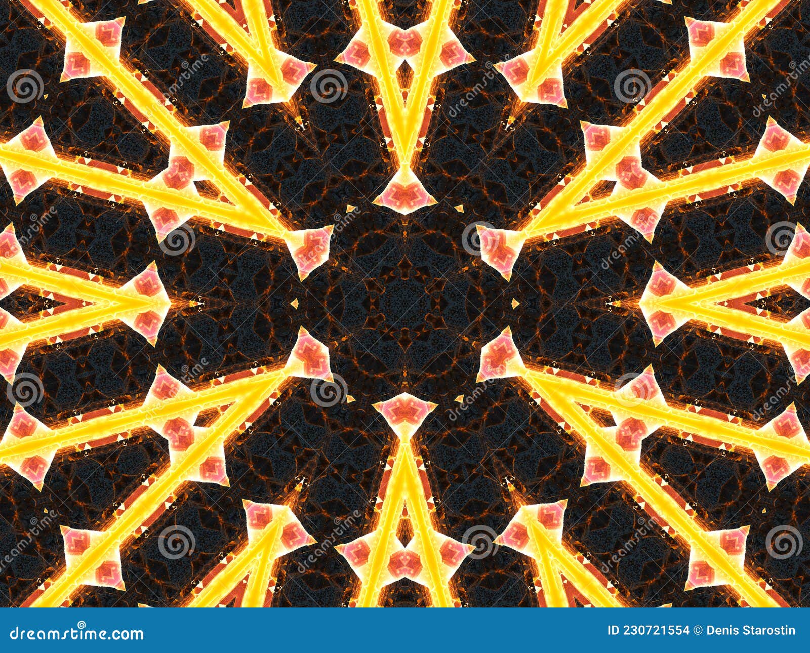 Geometric Thai Pattern Mixed Art, Polynesian Art, Mandala Art. In The ...