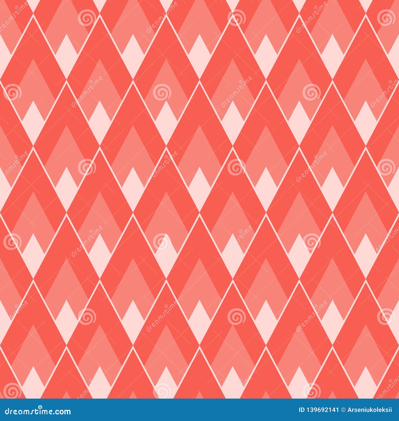 Geometric Tile Pattern with Rhombus with Sharp Angles Stock Vector ...