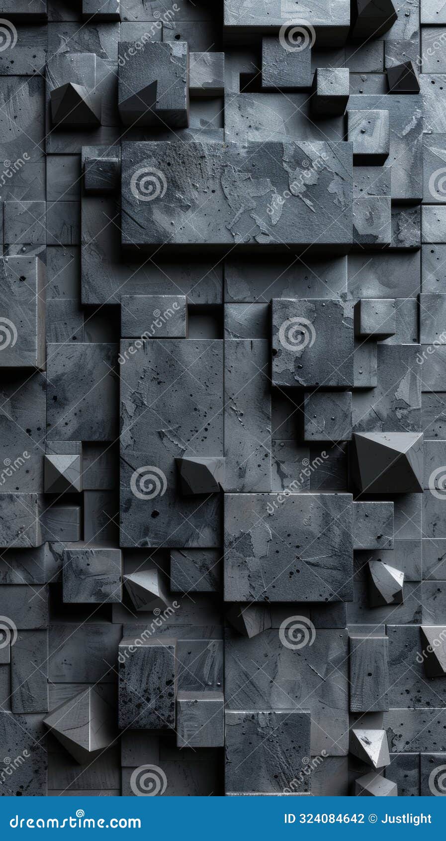 Geometric Tile Patterns of Varying Sizes and Shapes Coming Together To ...