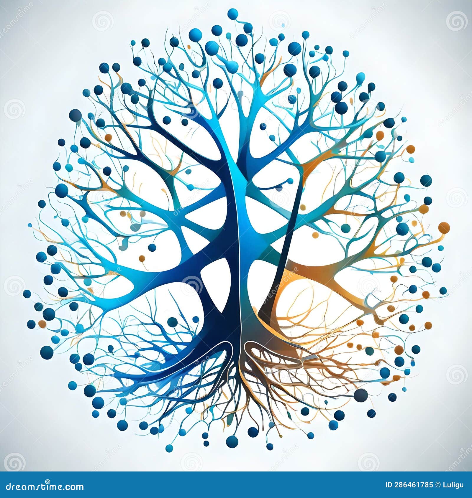 Geometric Tree Logo stock illustration. Illustration of cartoon - 286461785