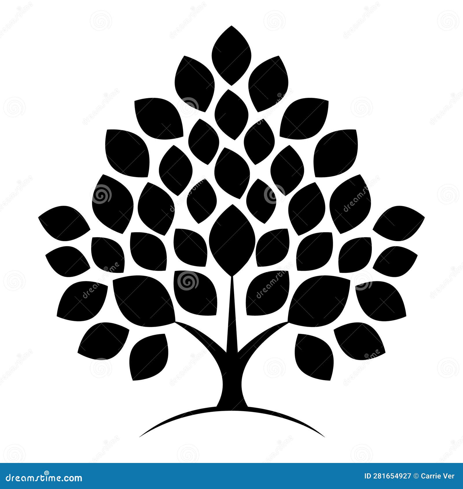 Geometric Tree Vector Icon Design Stock Vector - Illustration of plant ...